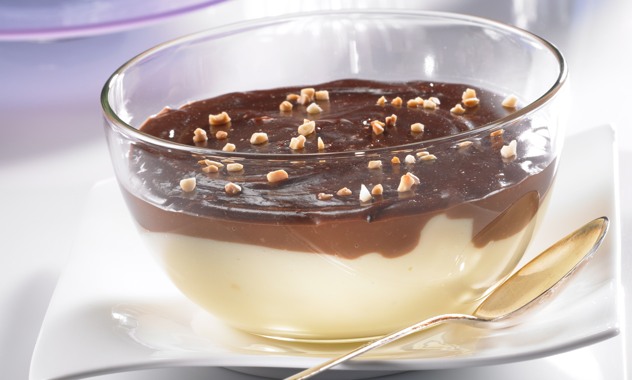 Puding od vanilije s preljevom od lješnjaka Recept | Dr. Oetker