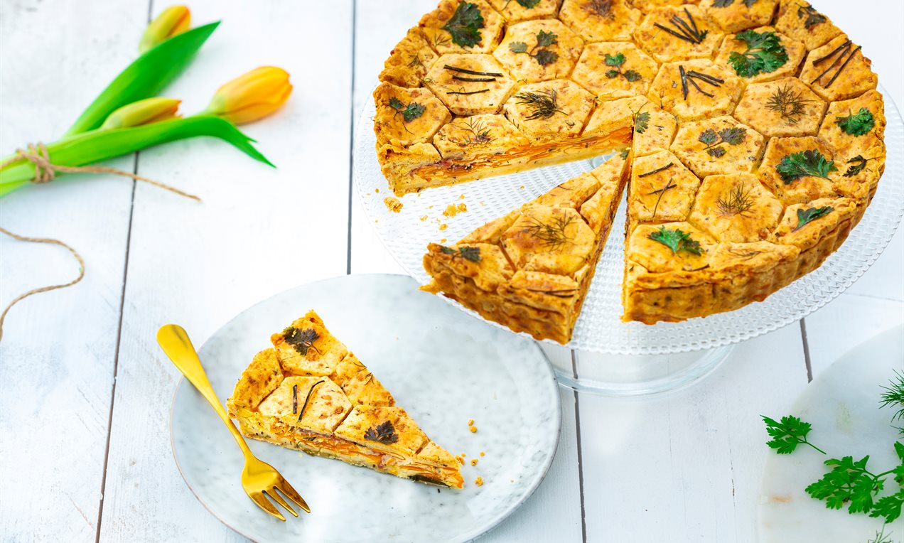 Slani tart od mrkve i začinskog bilja Recept | Dr. Oetker