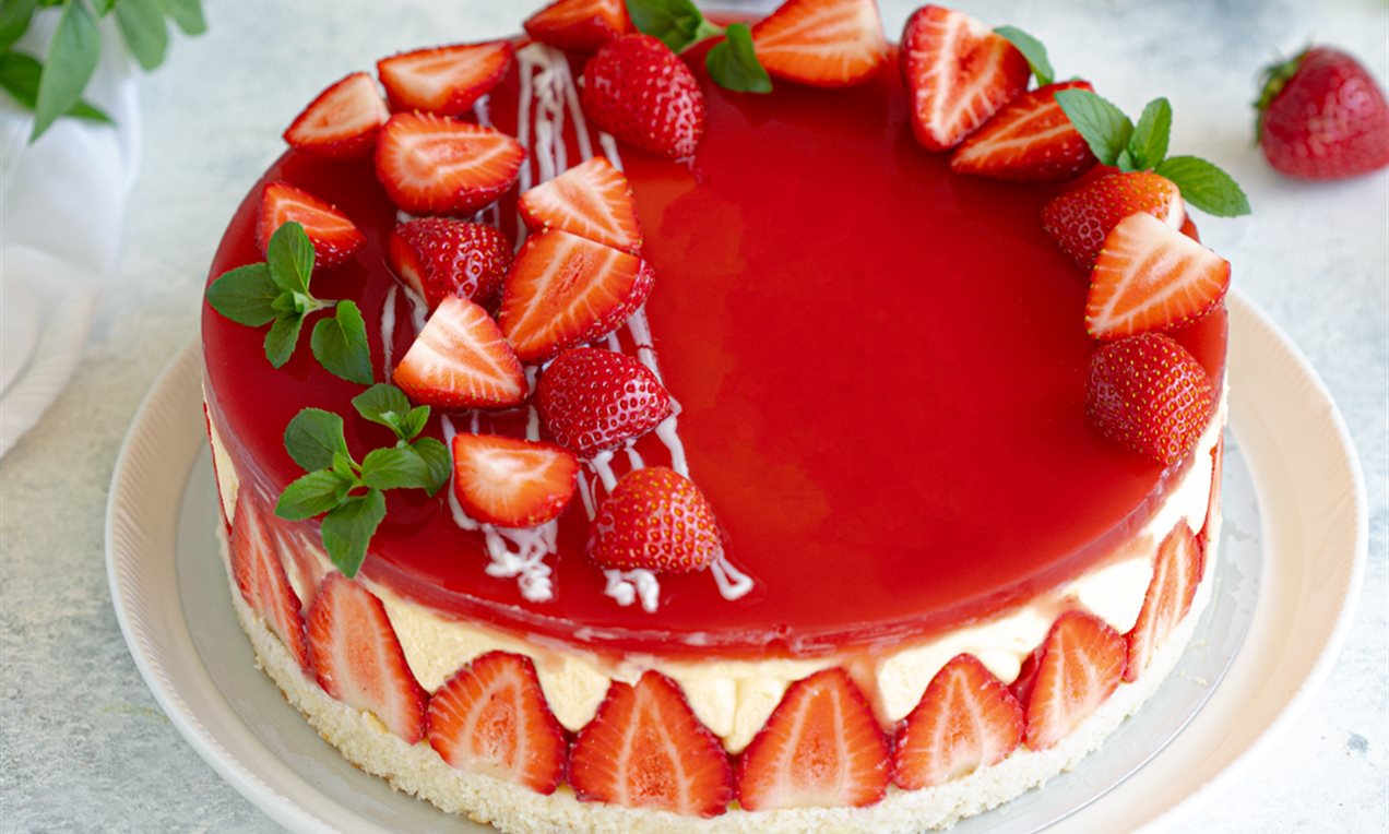 Proljetna torta s jagodama Recept | Dr. Oetker
