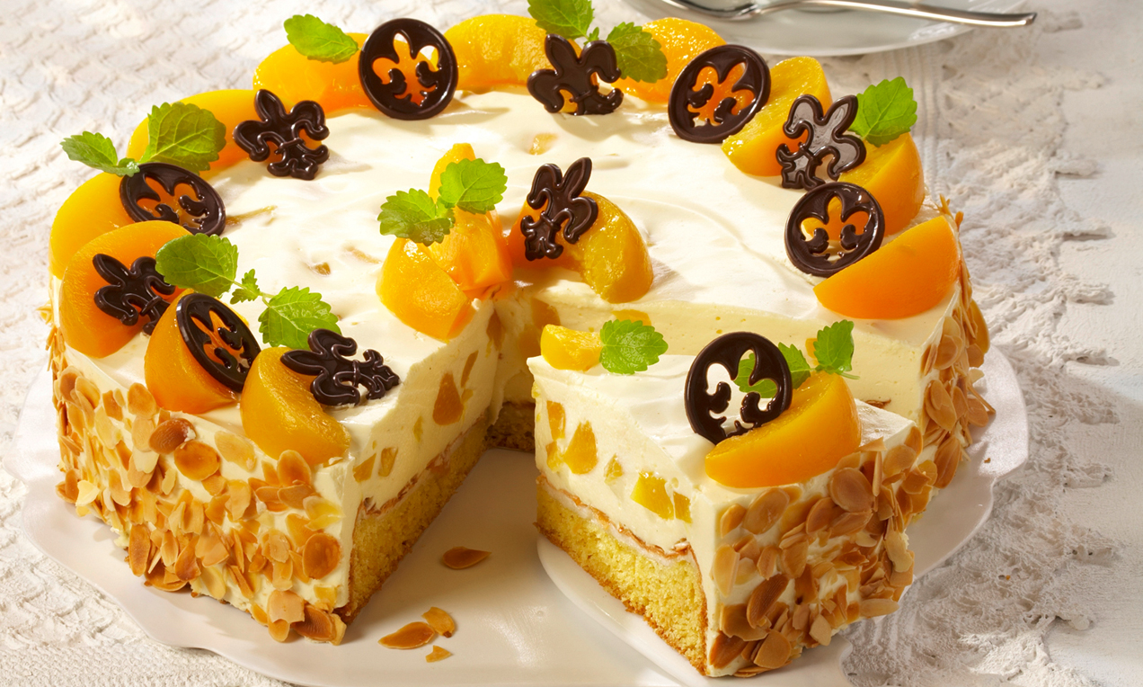 Beze torta s breskvama Recept | Dr. Oetker