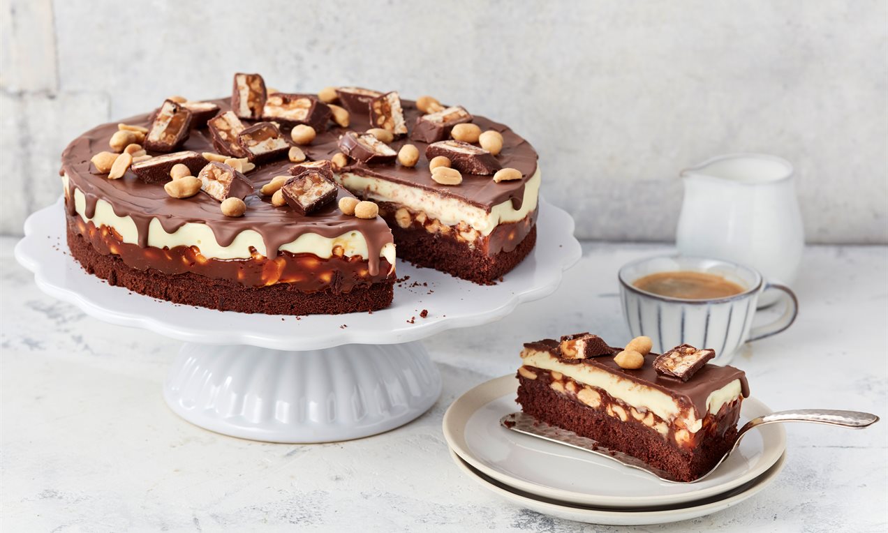 Kolač Snickers® Recept | Dr. Oetker